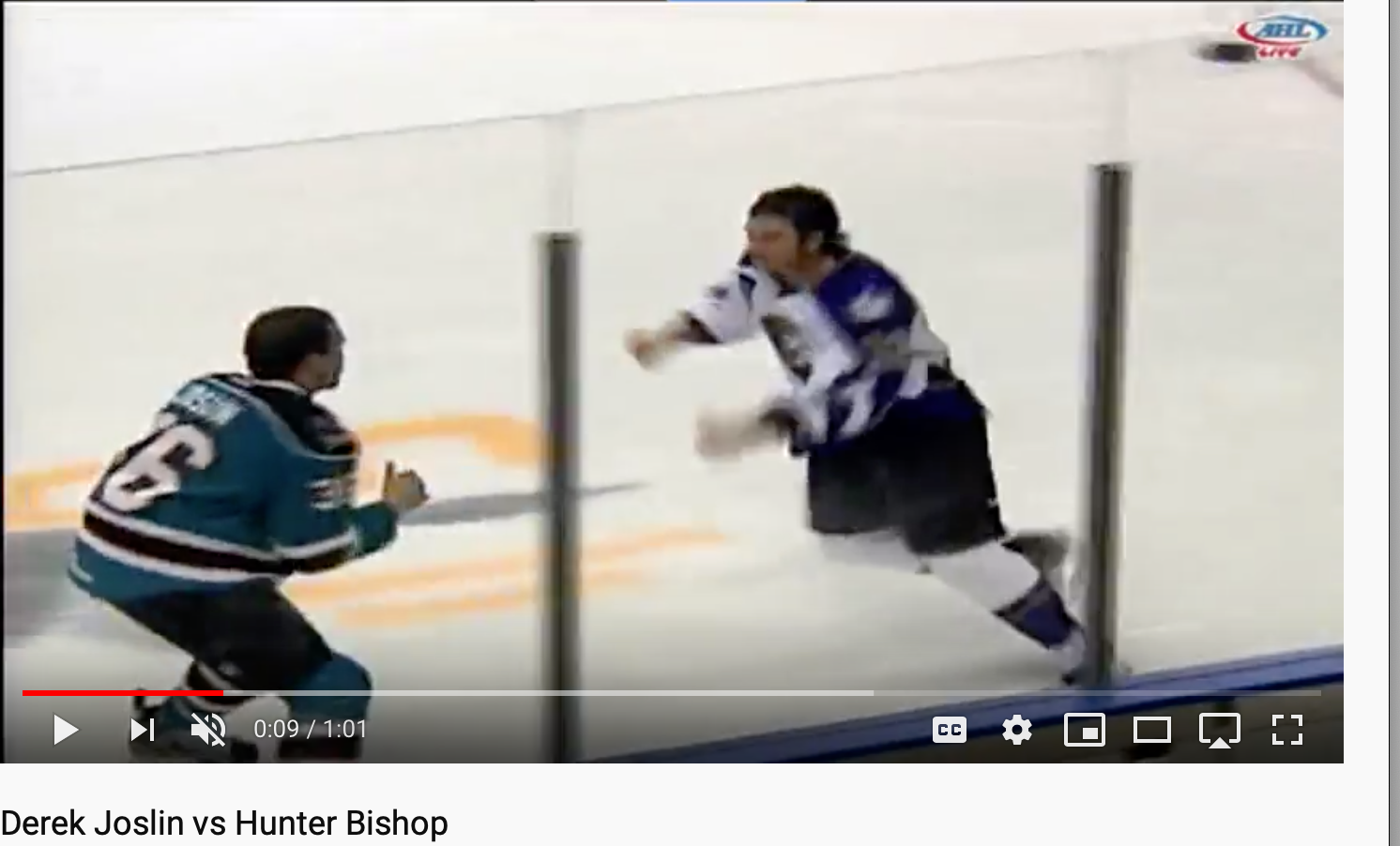Derek Joslin vs Hunter Bishop Monarchs Hockey Fight – fishingforgold